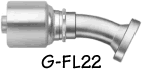 G-FL22 - Code 61 O-Ring Flange - 22° Bent Tube - G - Couplings by ...